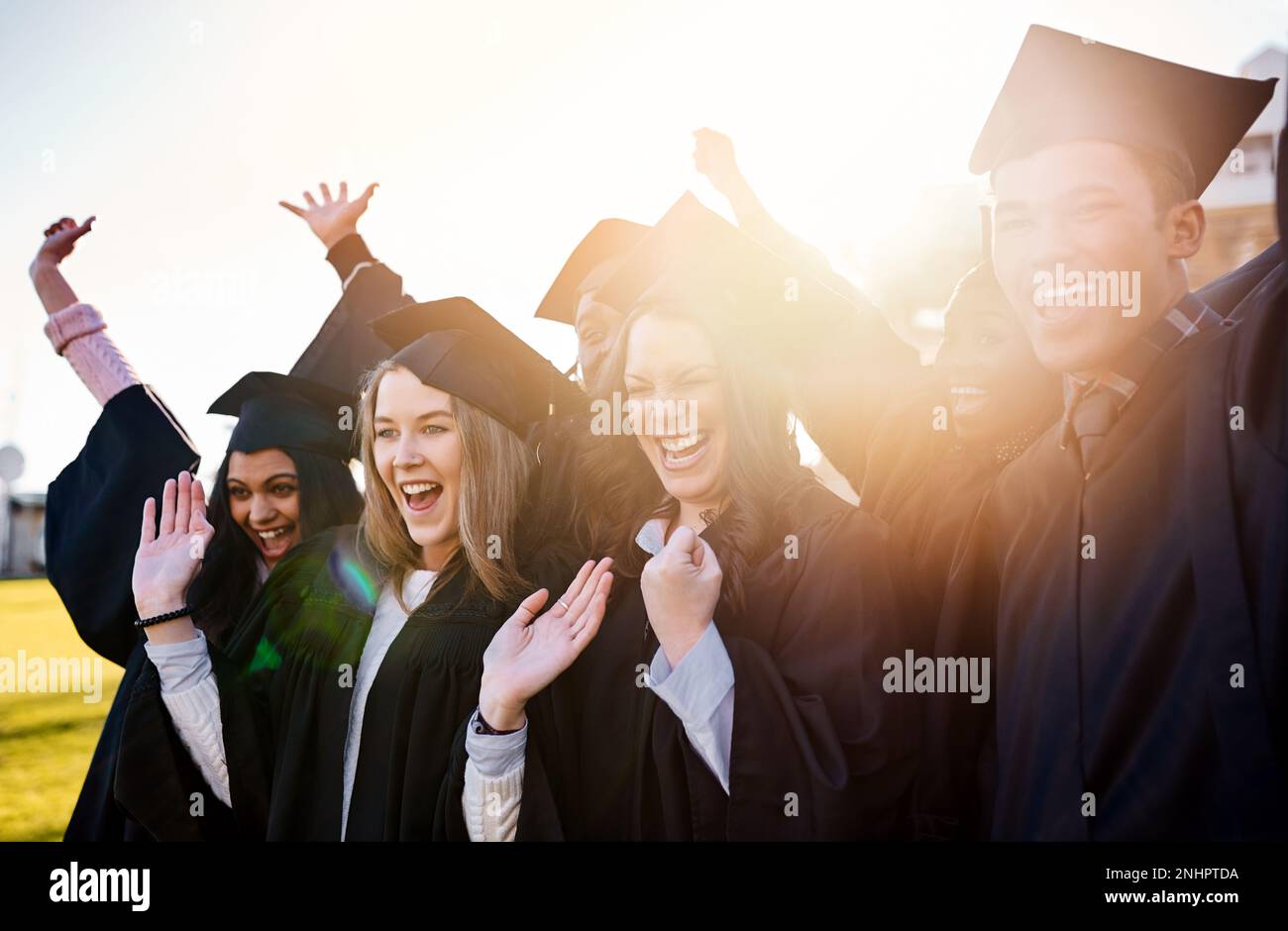 Live life with no regrets. a group of students standing together on ...