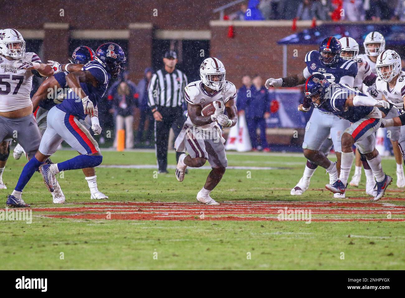 OXFORD, MS - NOVEMBER 24: Mississippi State Bulldogs running back Jo ...