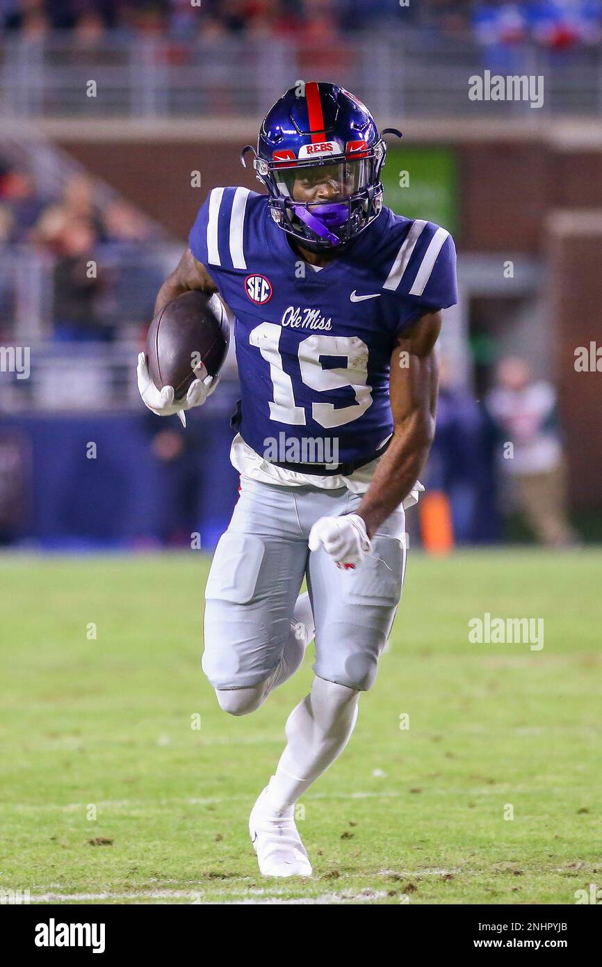 OXFORD, MS - NOVEMBER 24: Mississippi Rebels wide receiver Dayton Wade ...