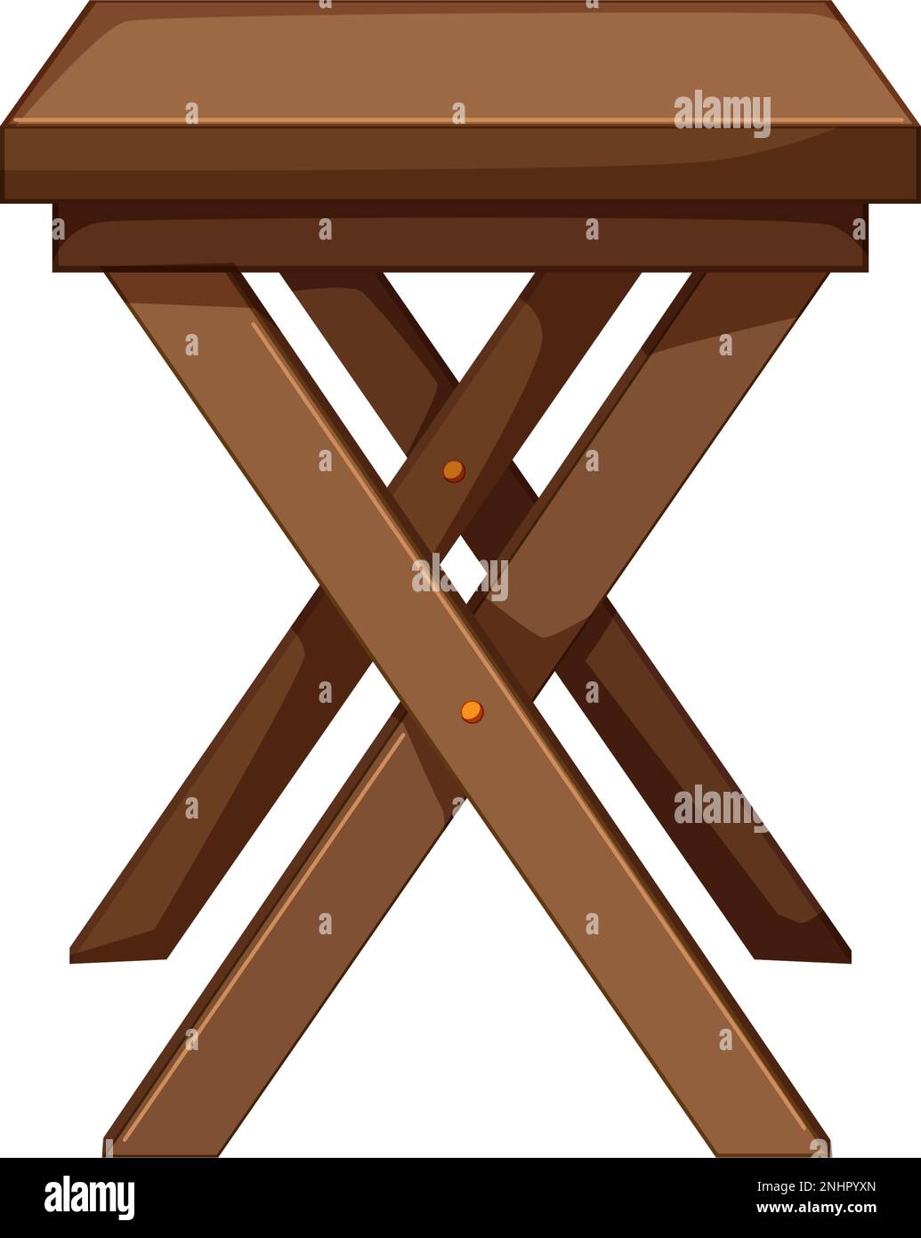 wood garden outdoor table cartoon vector illustration Stock Vector ...