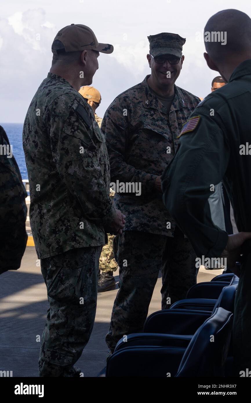 Col. Mathew Danner, the commanding officer of 31st Marine Expeditionary ...