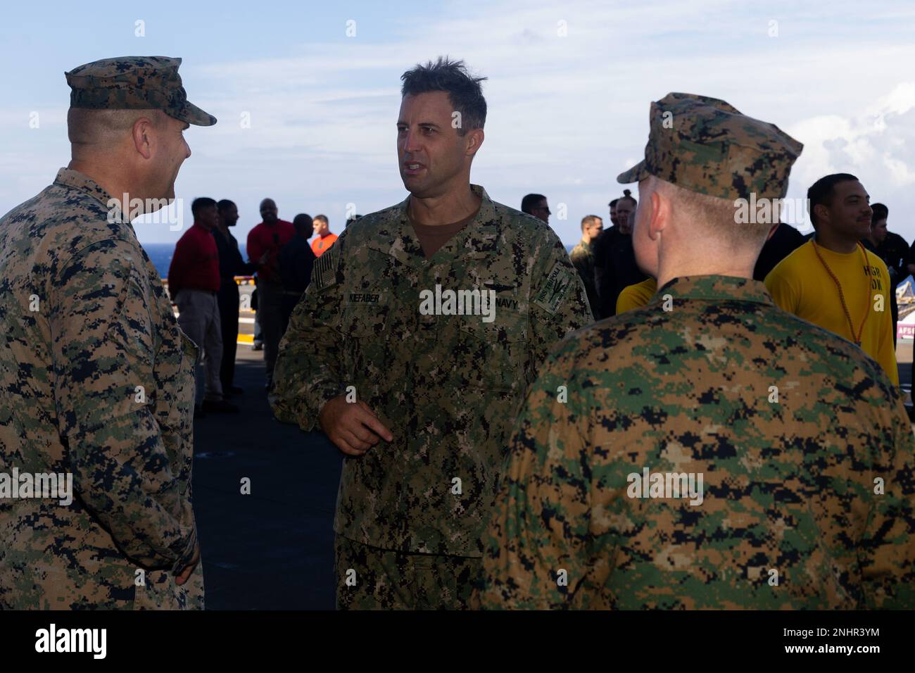 Col. Mathew Danner, the commanding officer of 31st Marine Expeditionary ...