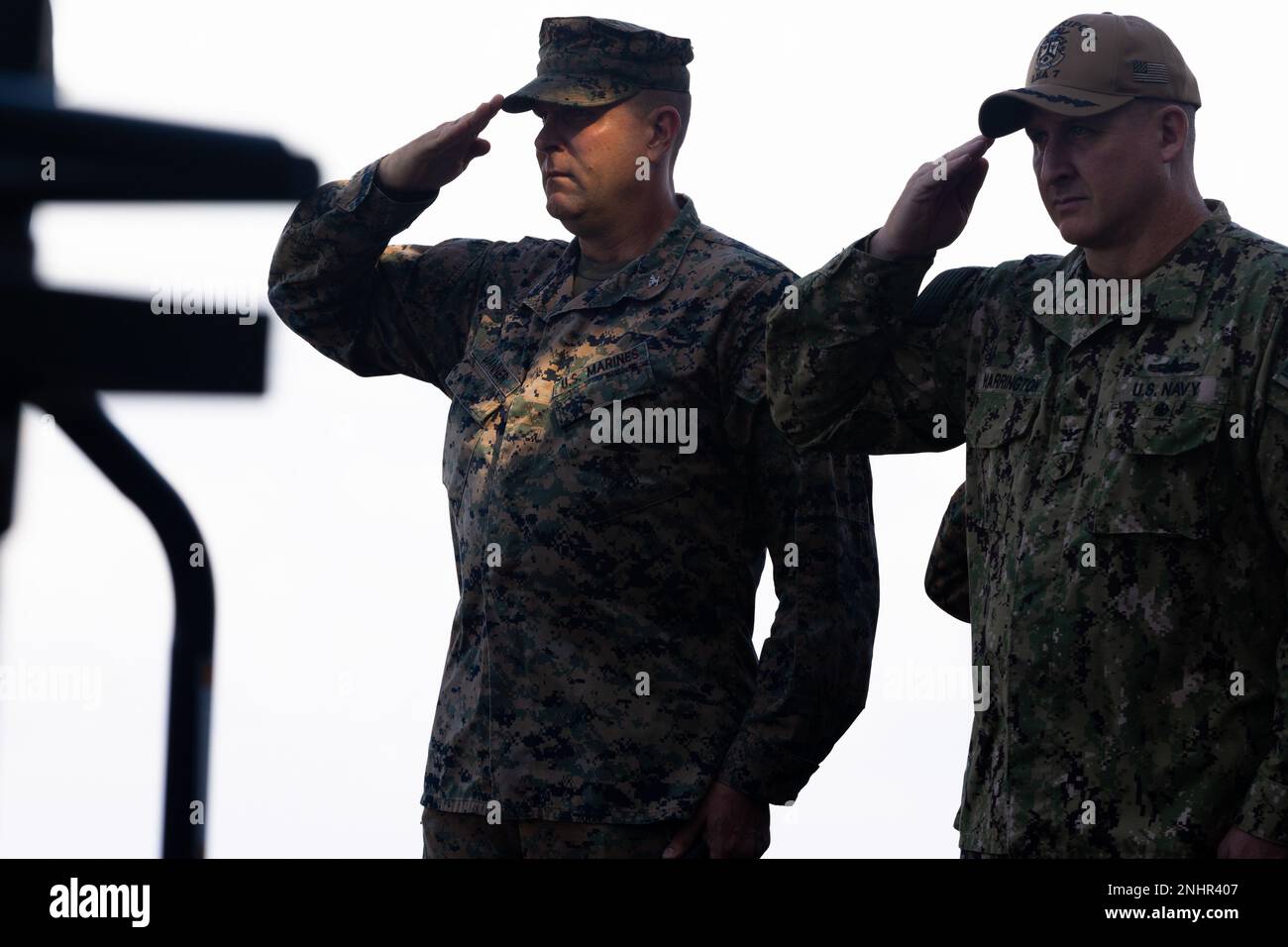 Col. Mathew Danner, the commanding officer of 31st Marine Expeditionary ...