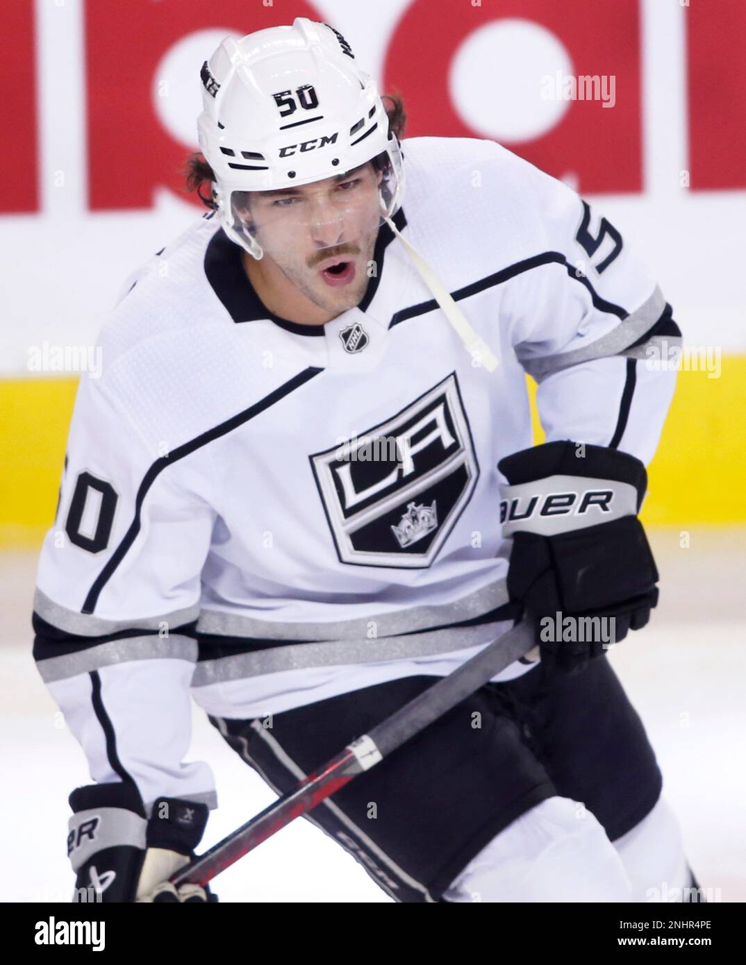NHL profile photo on Los Angeles Kings player Sean Durzi during a game ...