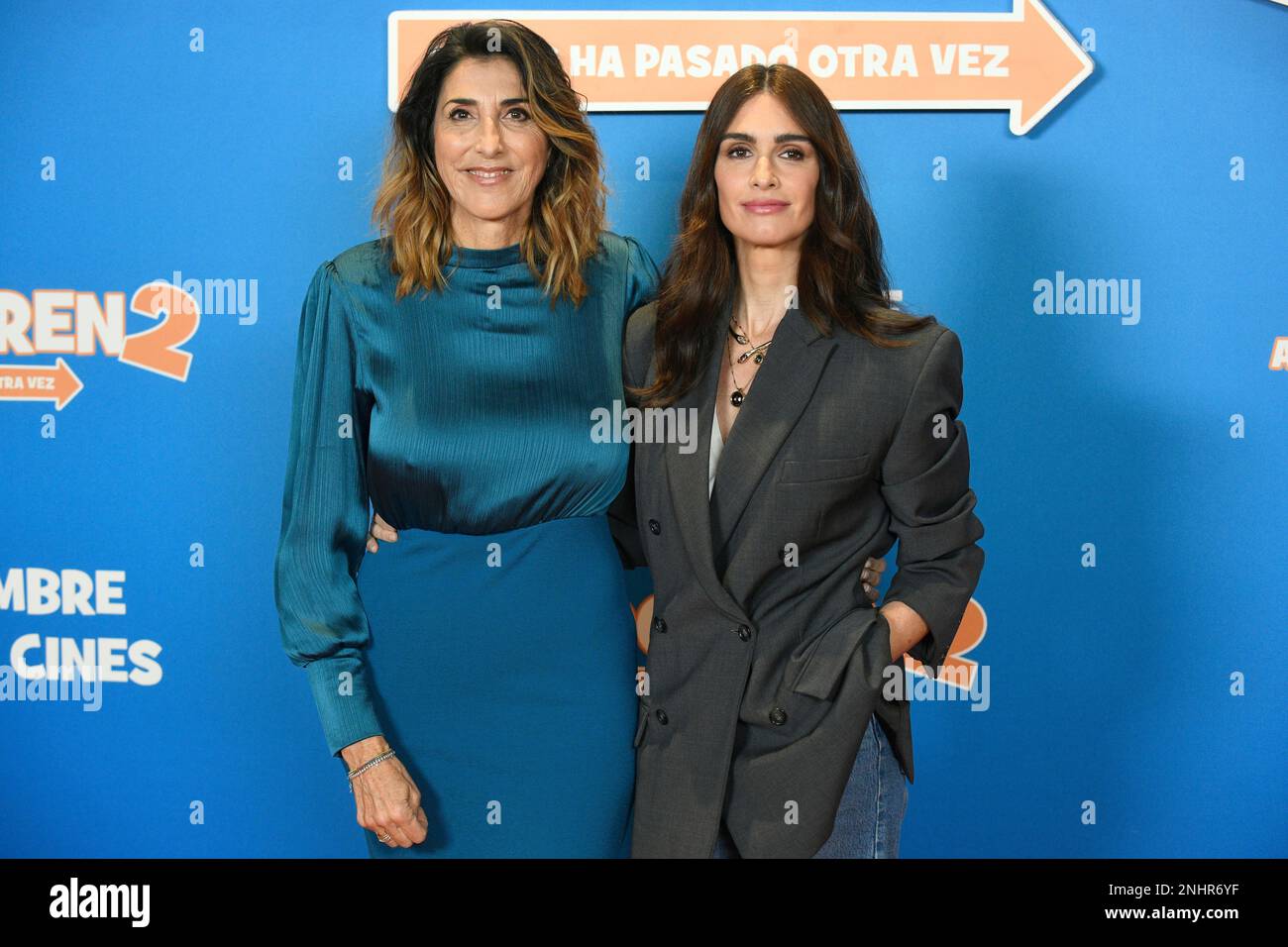 (L-R) Paz Padilla and Paz Vega pose at the photocall for the film 'A ...