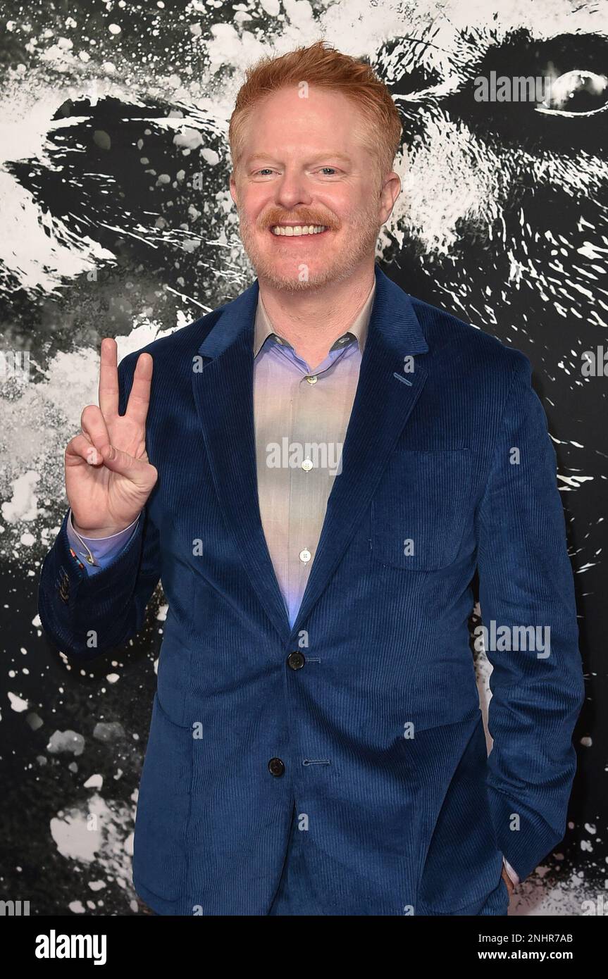 Jesse Tyler Ferguson arrives at the world premiere of "Cocaine Bear" on ...