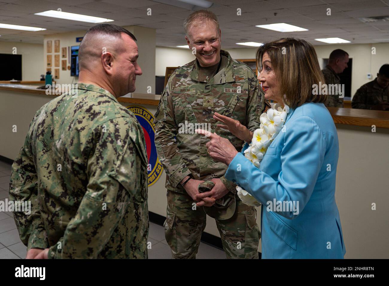 U.S. Navy Rear Adm. Benjamin Nicholson, Joint Region Marianas commander ...