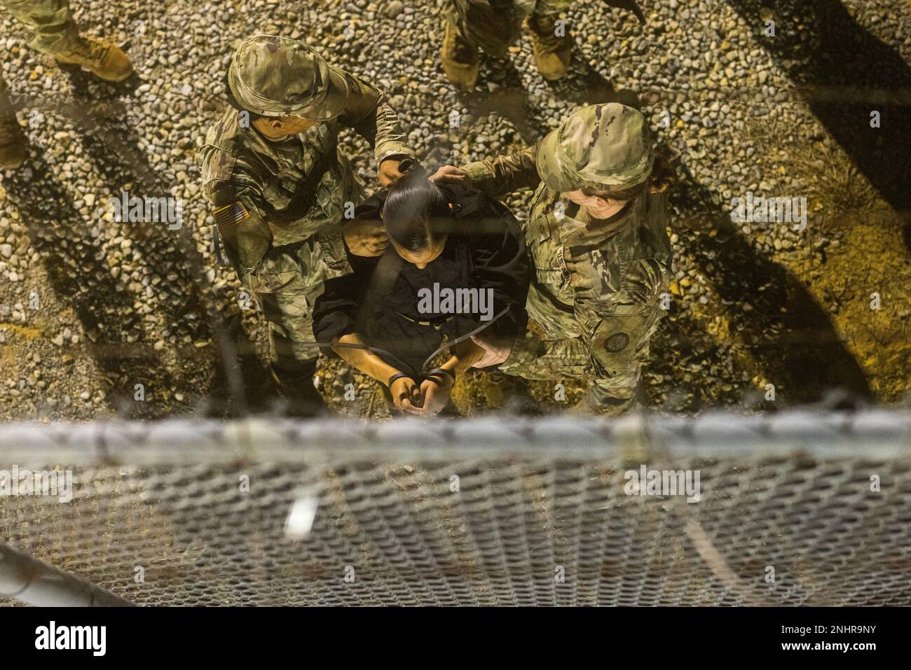 Soldiers with 290th Military Police Brigade conduct detainee operations ...