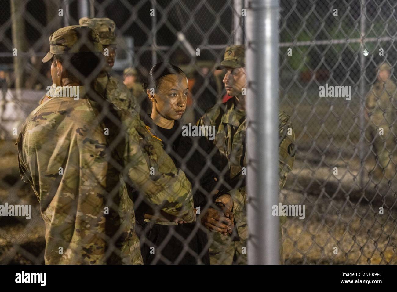 Soldiers with 290th Military Police Brigade conduct detainee operations ...