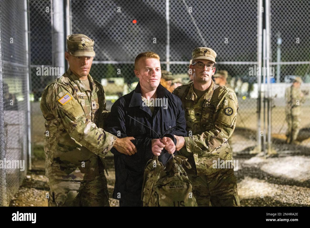 Soldiers with 290th Military Police Brigade conduct detainee operations ...
