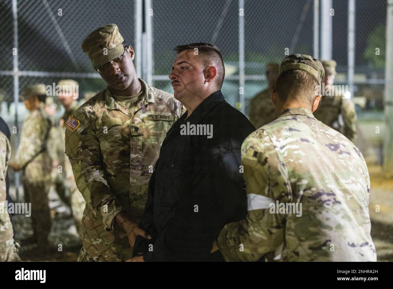 Soldiers with 290th Military Police Brigade conduct detainee operations ...