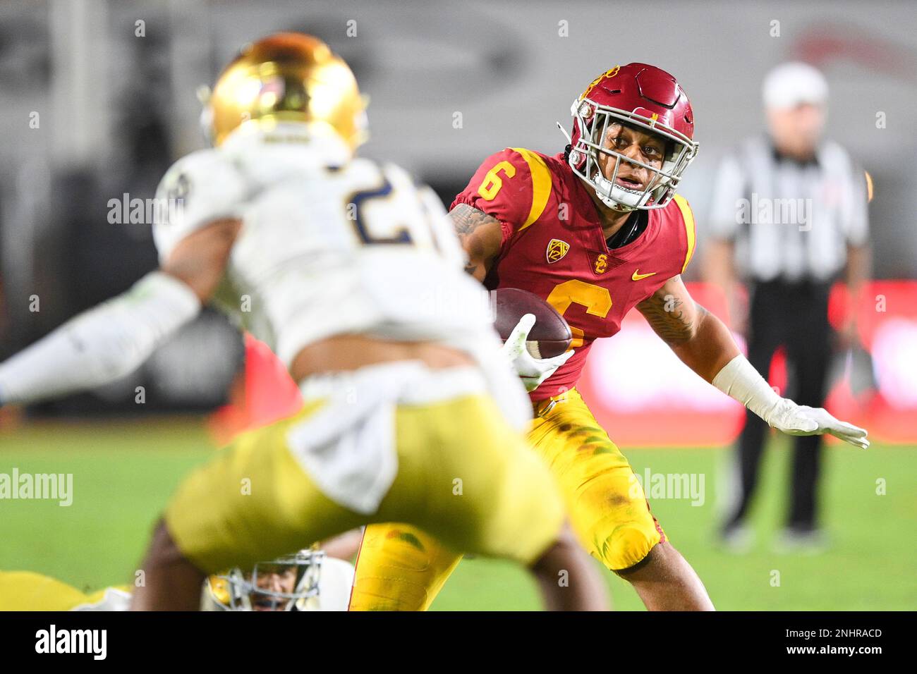 LOS ANGELES, CA - NOVEMBER 26: USC Trojans running back Austin Jones (6 ...