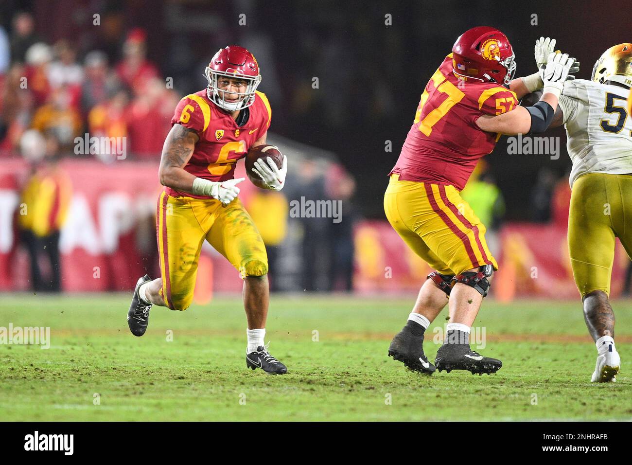 LOS ANGELES, CA - NOVEMBER 26: USC Trojans running back Austin Jones (6 ...