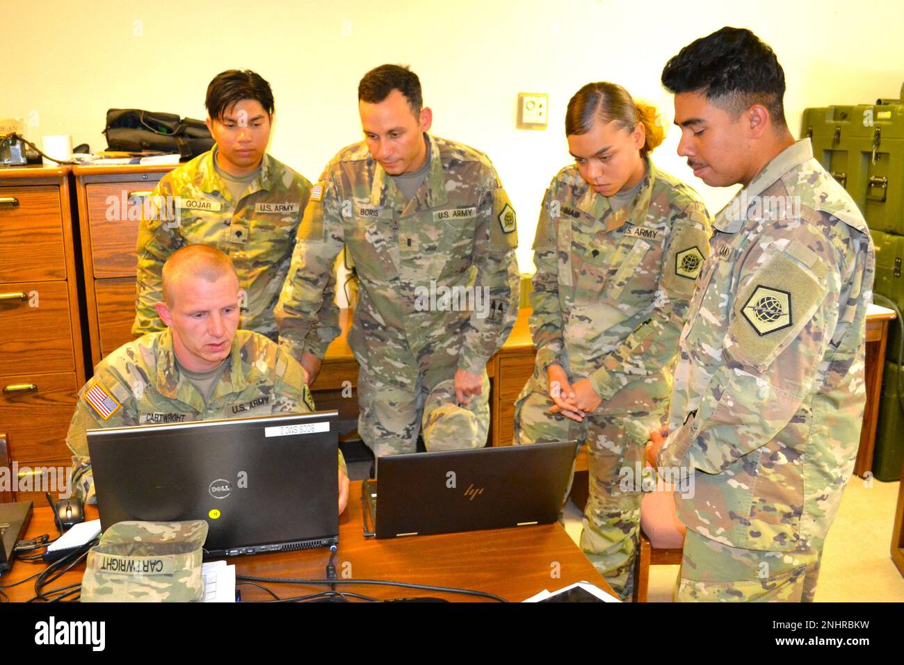 Sgt. Braxton Cartwright, 505th Signal Brigade satellite communication ...