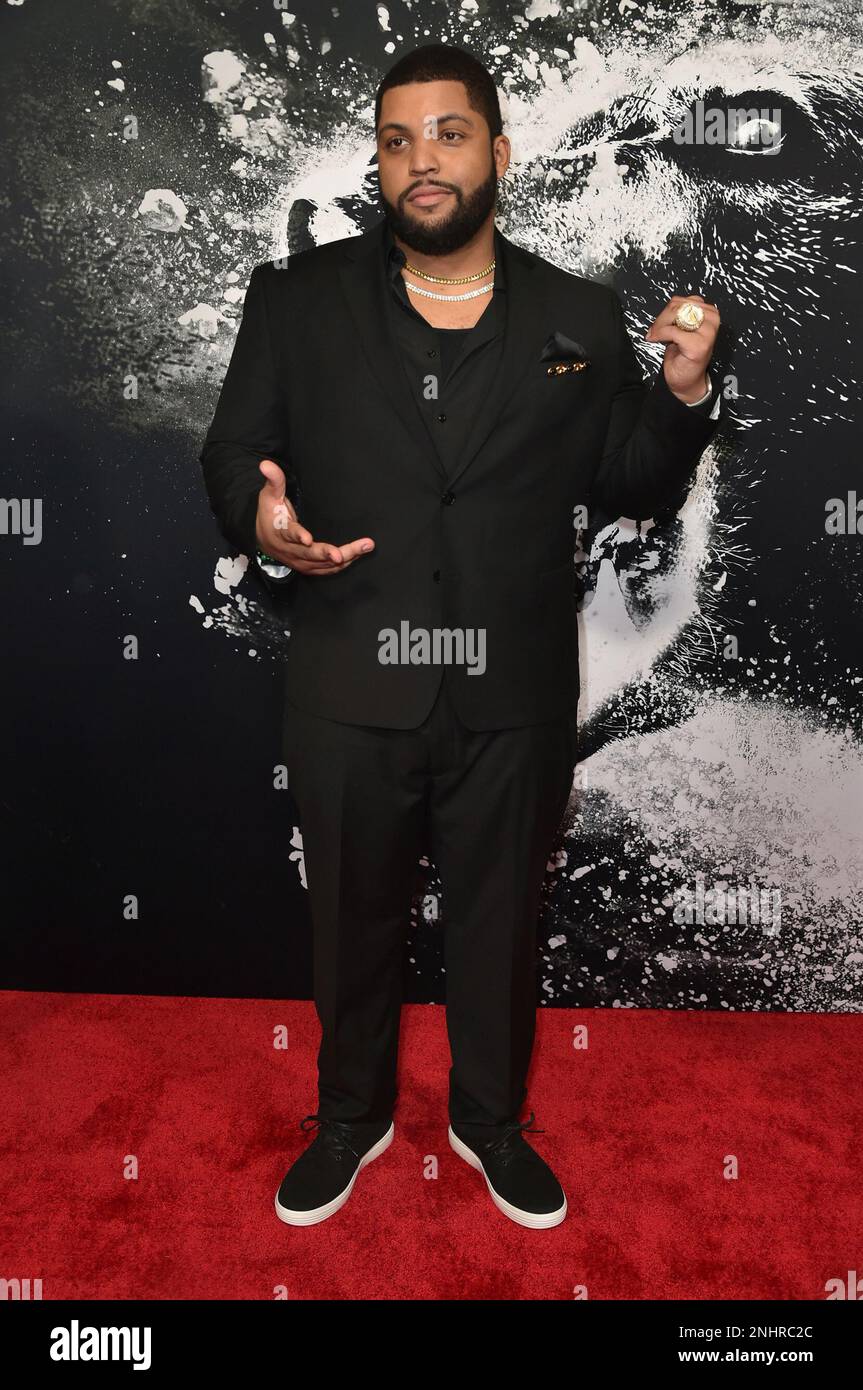O'Shea Jackson Jr. arrives at the world premiere of "Cocaine Bear" on ...