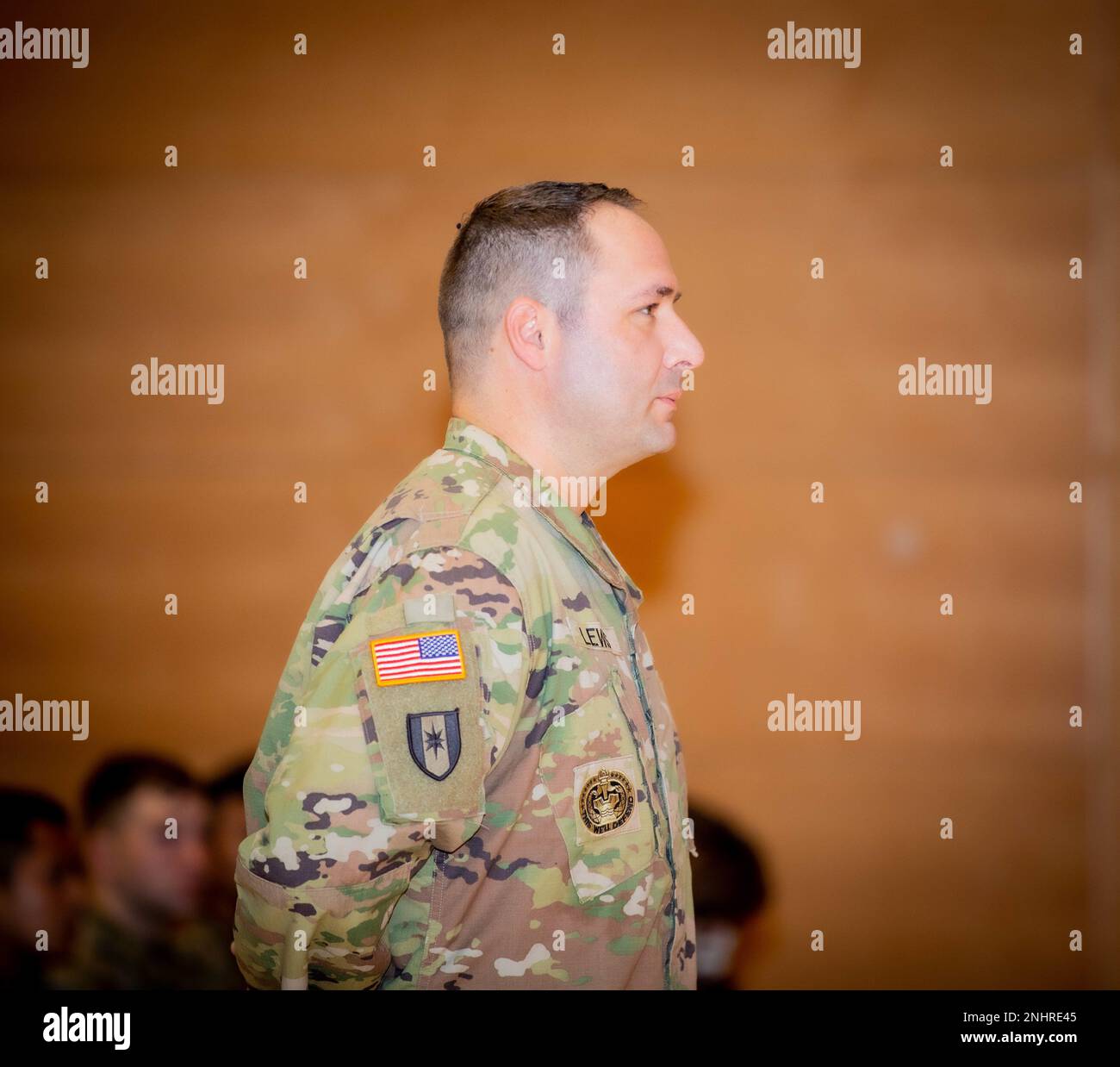 WRAIR welcoming MSG Matthew Lewis to the unit and he takes the guidon ...