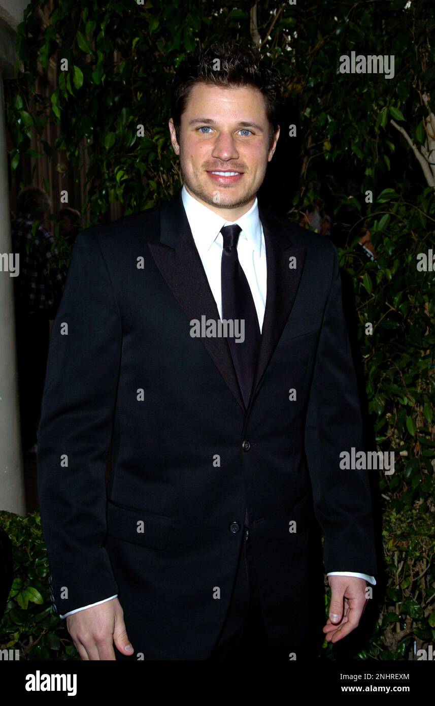 Nick Lachey arriving at the 12th Annual SAG Awards in 2006 Credit: Ron ...