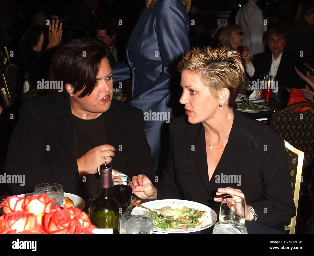 Rosie O'Donnell & Kelli Carpenter at the 2002 Women in Film Crystal ...