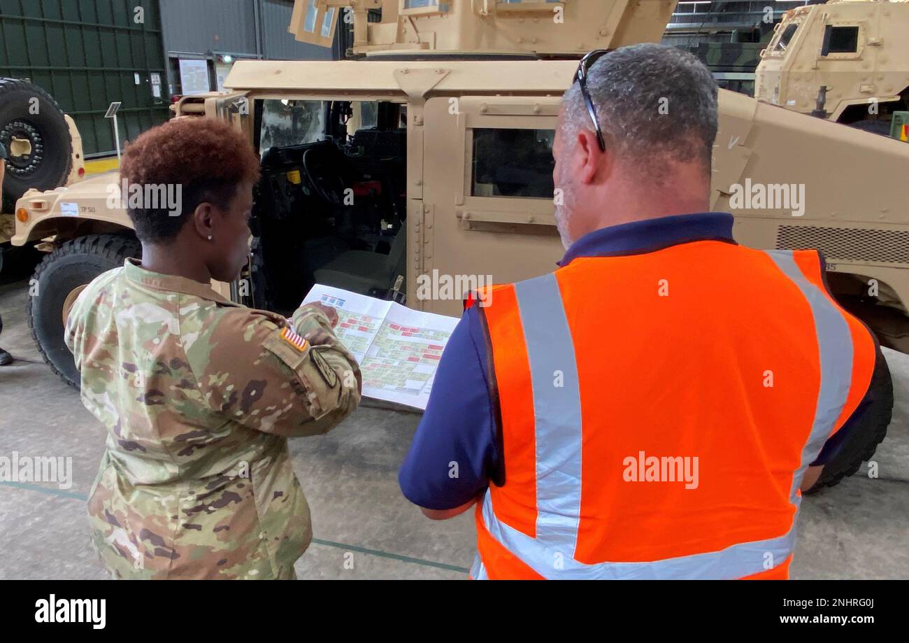 Army Col. Crystal Hills, the commander of the 405th Army Field Support ...