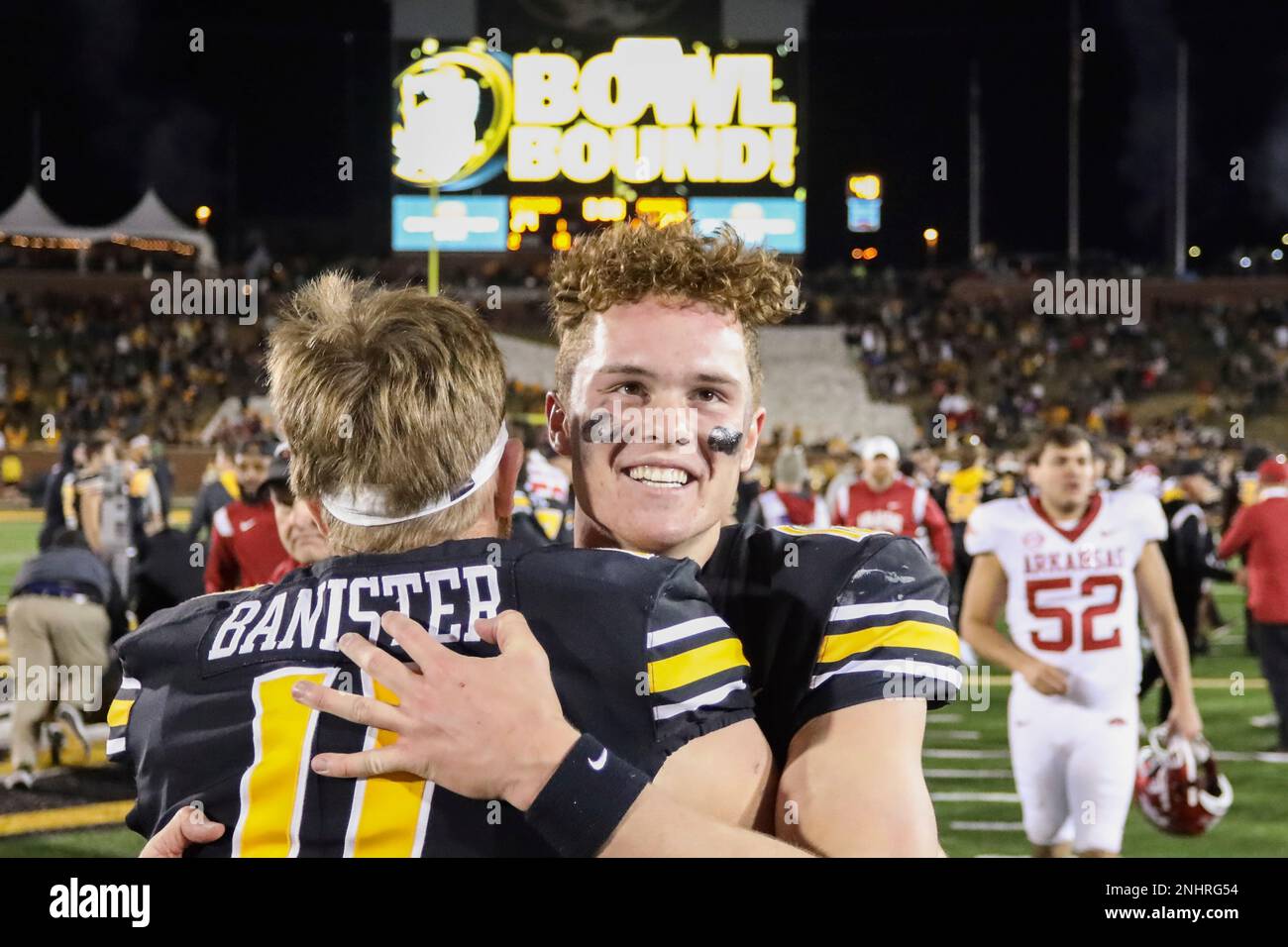 COLUMBIA, MO - NOVEMBER 25: Missouri Tigers quarterback Brady Cook (12 ...