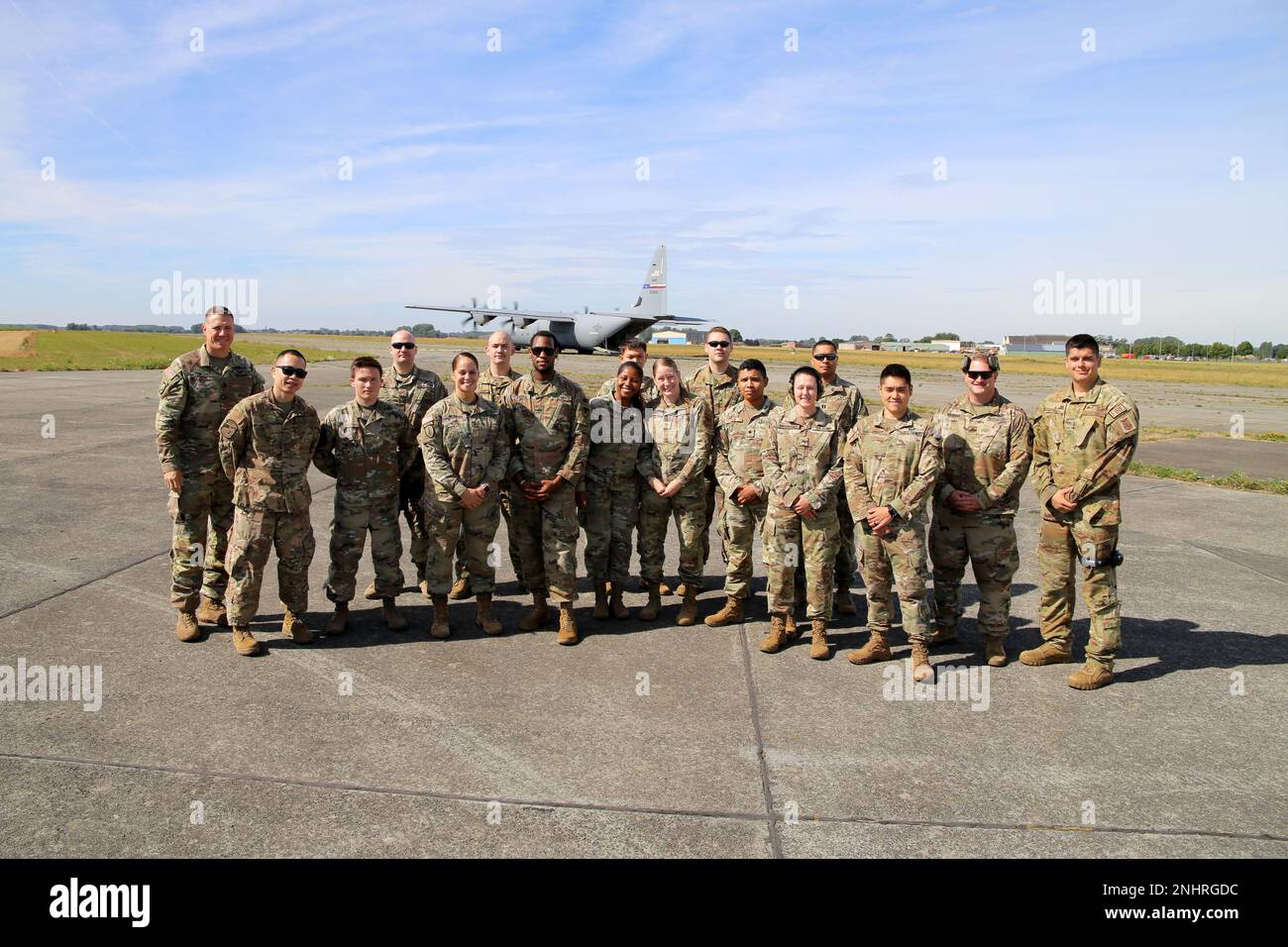 U.S. Army Garrison Benelux Soldiers and Airmen with the 424th Air Base ...