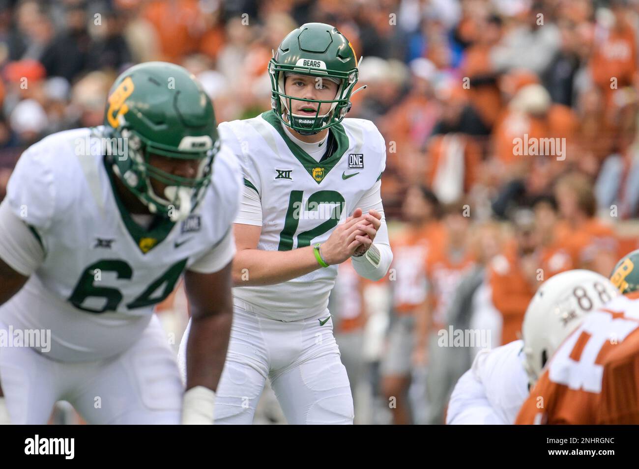 November 25, 2022: Baylor Bears quarterback Blake Shapen #12 calling ...