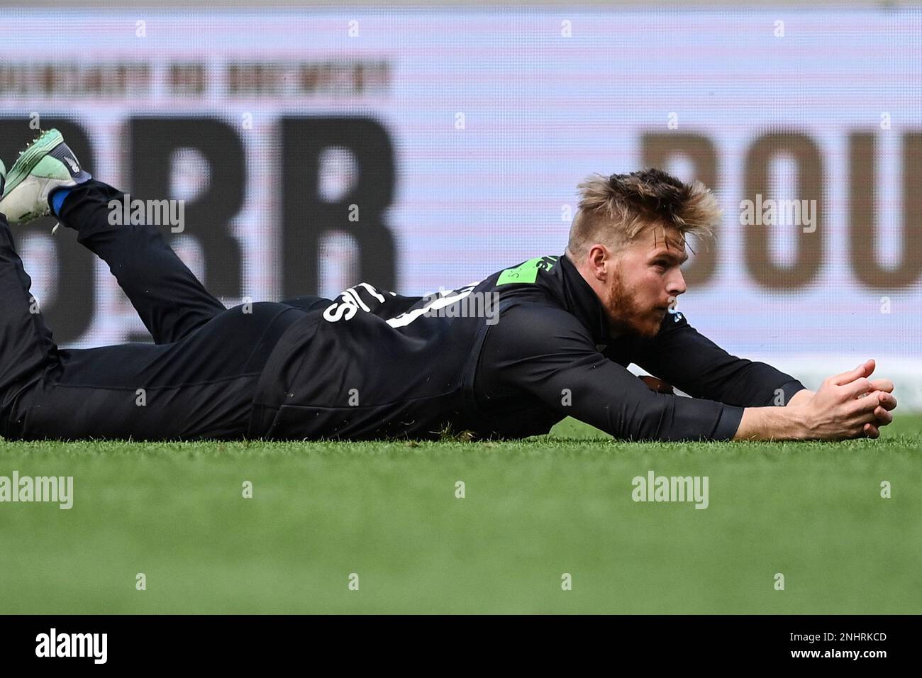 New Zealand's Glenn Phillips takes a catch to dismiss India's Sanju ...
