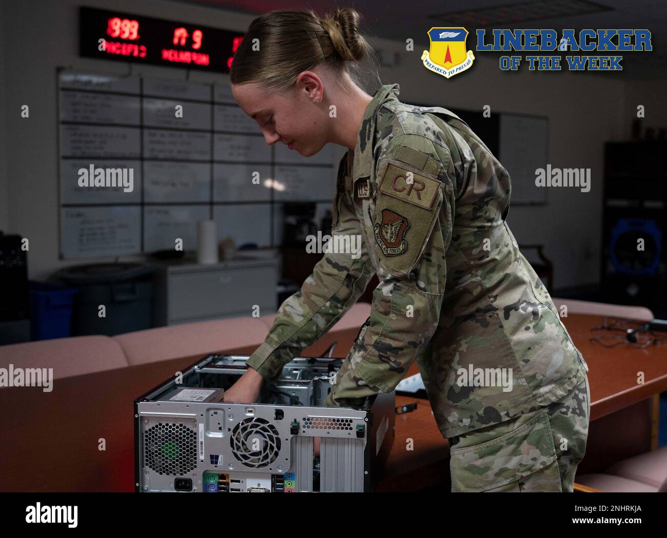 U.S. Air Force Airman 1st Class Elaine Warren, client systems ...