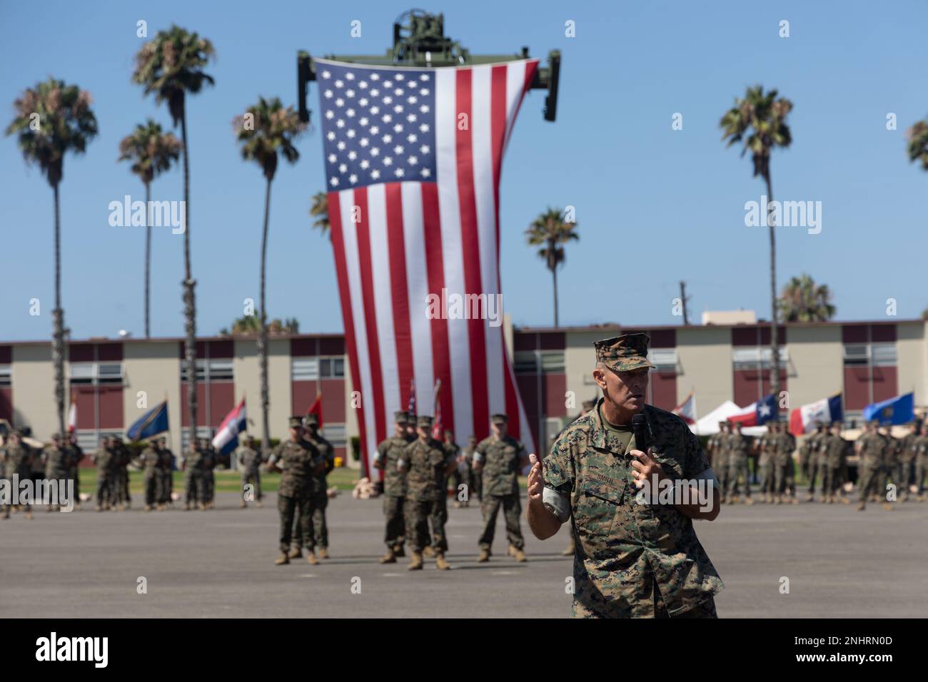 U.S. Marine Corps Lt. Gen. George W. Smith, commanding general, I ...