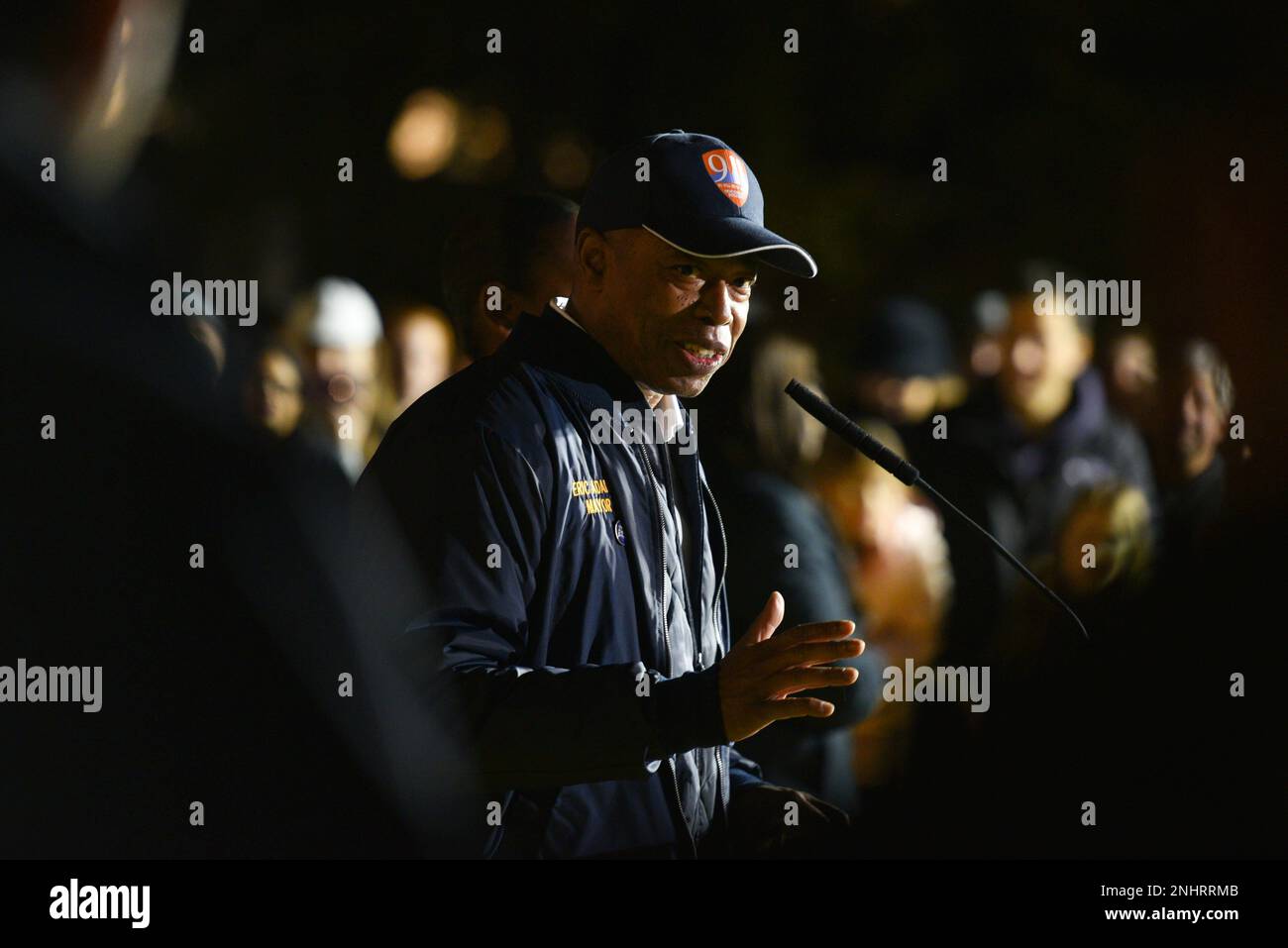Photo by: NDZ/STAR MAX/IPx 2022 11/23/22 Mayor Eric Adams holds a press ...