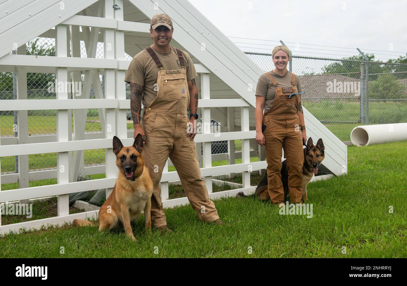 Staff Sgt. Keola Miller (left) and Senior Airman Maddison Miller, 8th ...