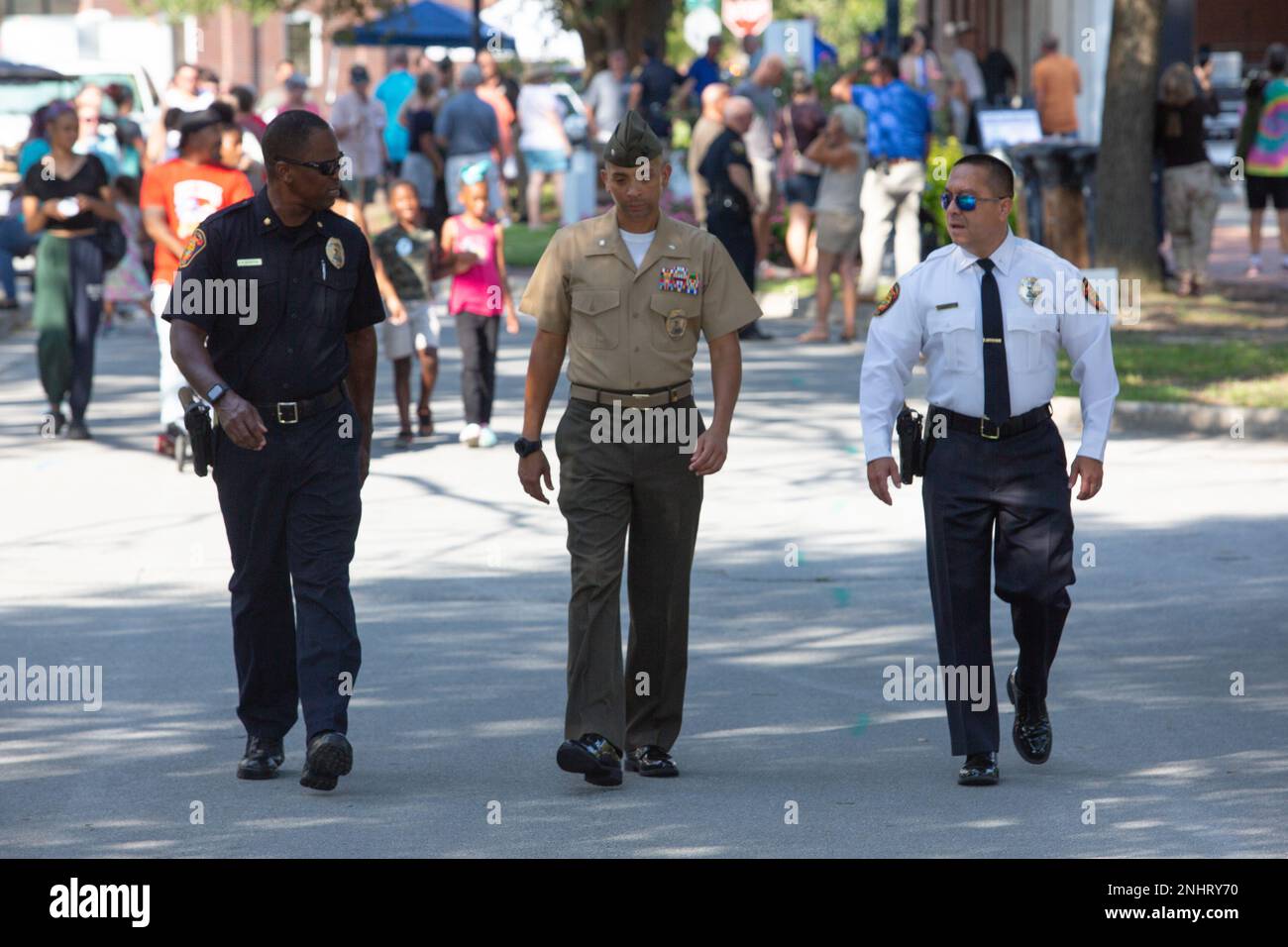 U.S. Marine Corps Lt. Col. Eduardo Pinales, Provost Marshal of Marine ...