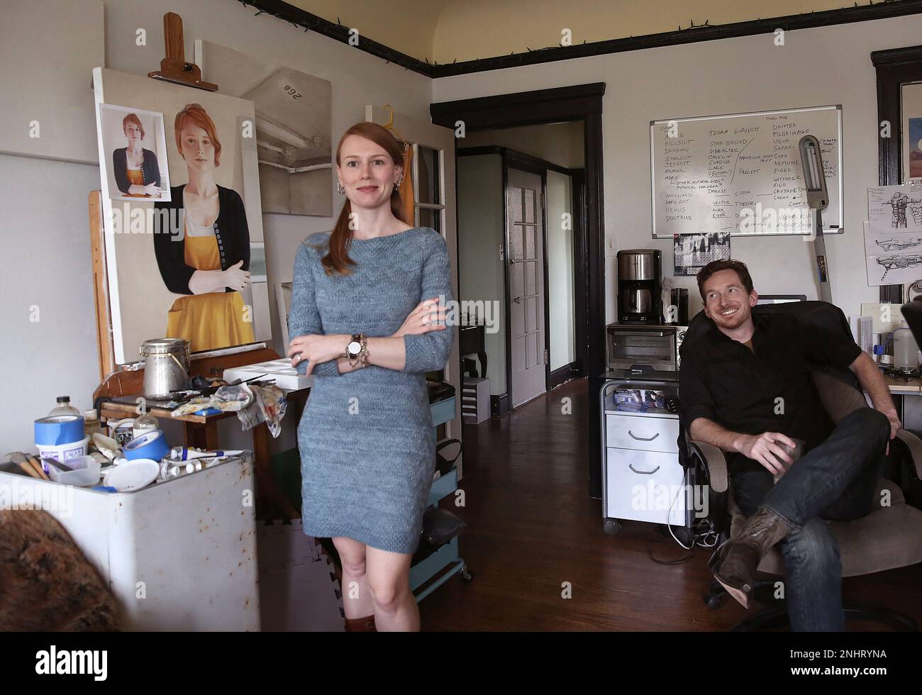 Upworthy's new female engineering lead Rachel Fenn (left) shares the ...