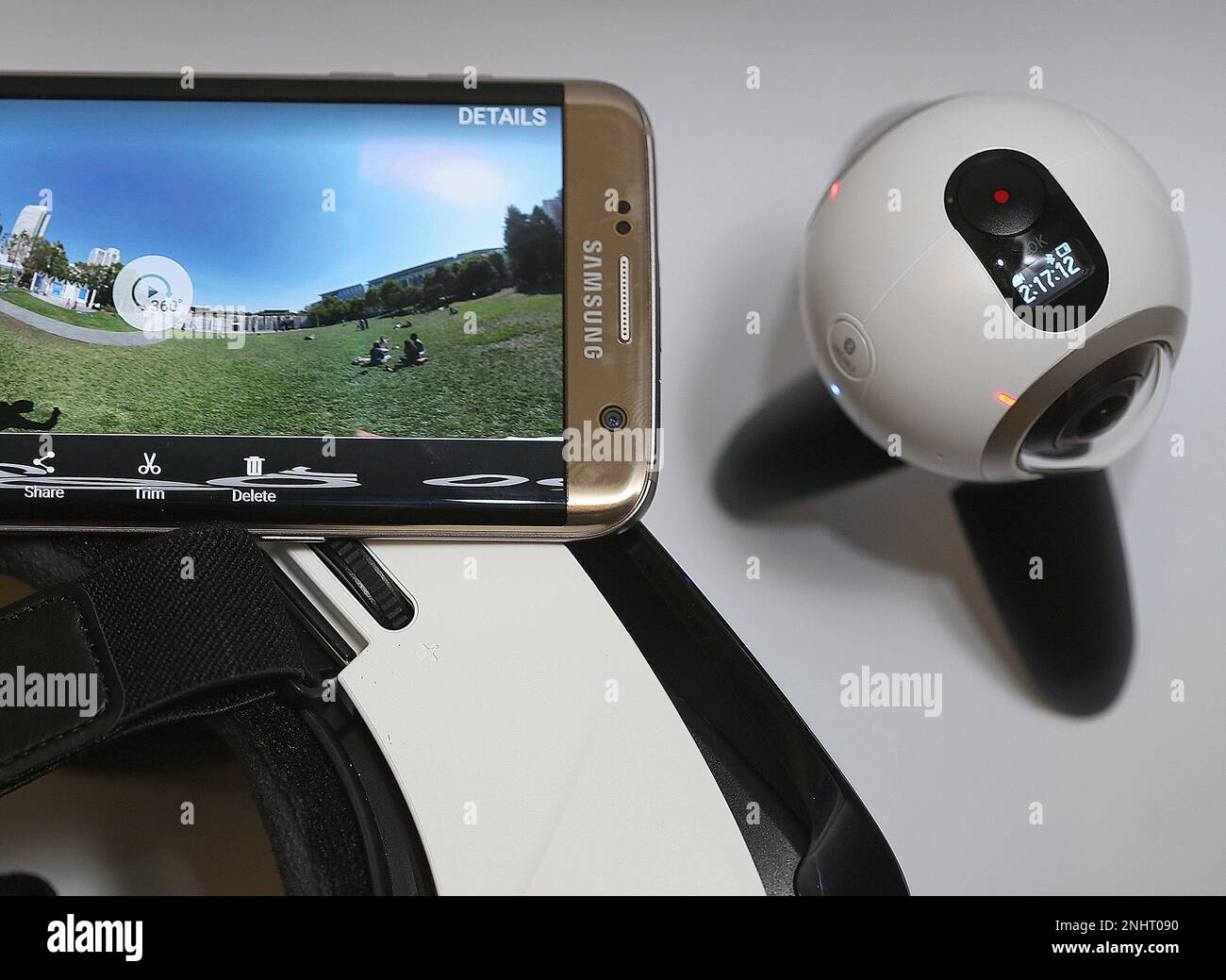 Spherical 360 degree image of Yerba Buena gardens taken with the ...