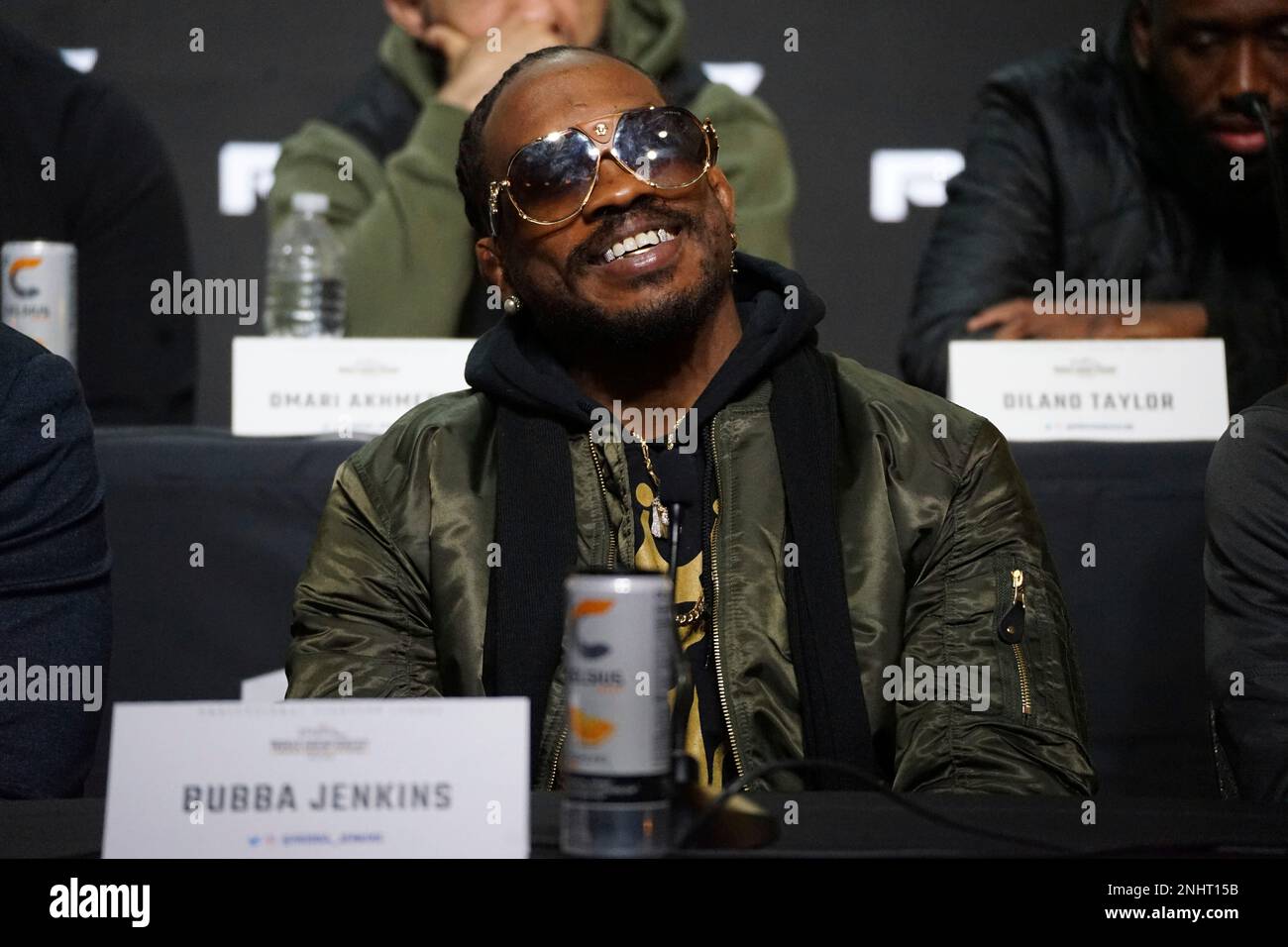 NEW YORK, NY - NOVEMBER 23: Bubba Jenkins speaks at the PFL ...