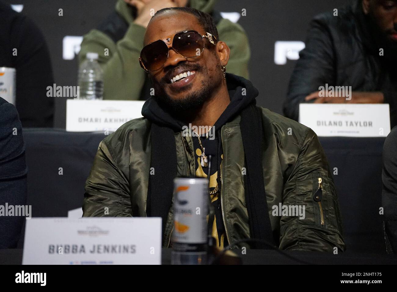 NEW YORK, NY - NOVEMBER 23: Bubba Jenkins speaks at the PFL ...