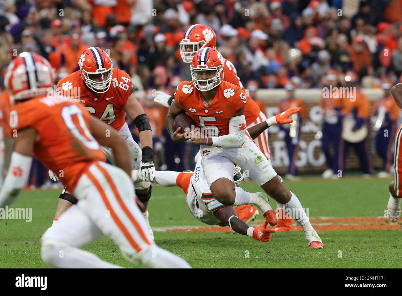 CLEMSON, SC - NOVEMBER 19: Clemson Tigers quarterback DJ Uiagalelei (5 ...