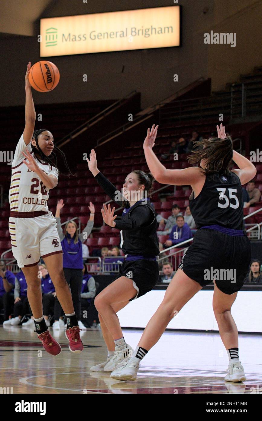 CHESTNUT HILL, MA - NOVEMBER 23: Boston College Eagles guard Taina Mair ...