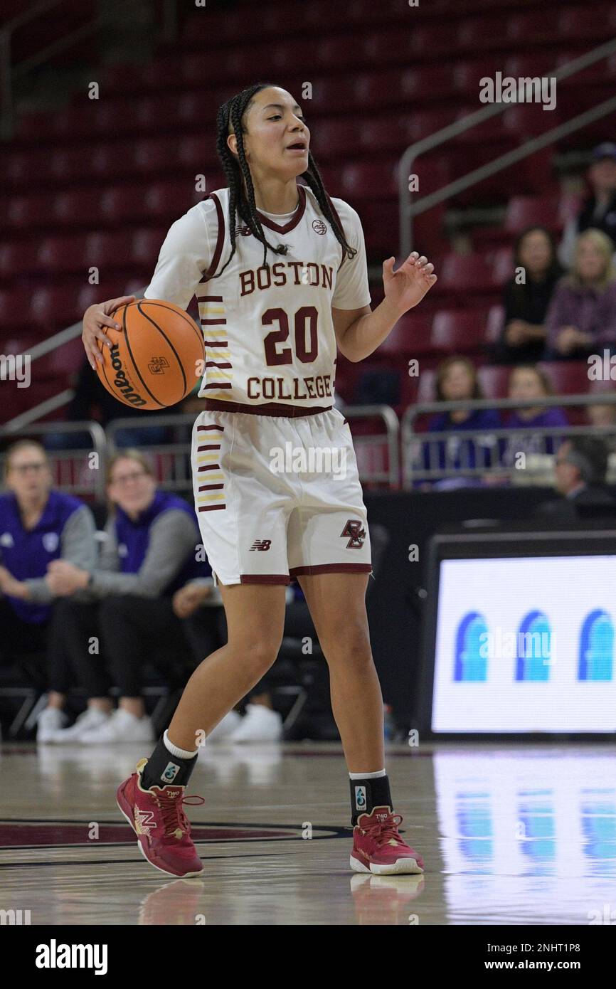 CHESTNUT HILL, MA - NOVEMBER 23: Boston College Eagles guard Taina Mair ...
