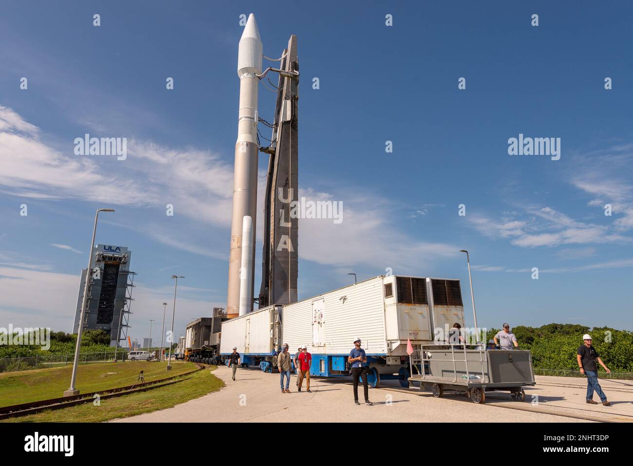 A United Launch Alliance Atlas V rocket carrying the U.S. Space Force’s ...