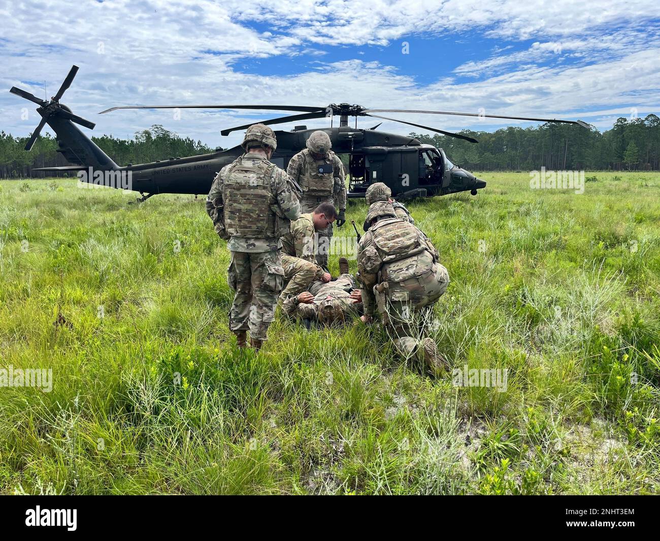 U.S. Army medics assigned to the “Gila Battalion,” 9th Brigade Engineer ...