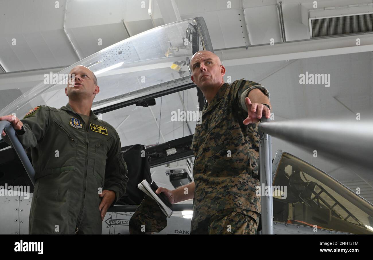 U.S. Air Force Col. Mark Orek, Commander of the 442nd Operations Group ...