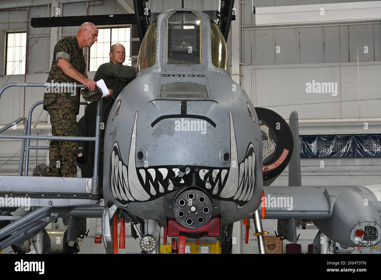 U.S. Air Force Col. Mark Orek, Commander of the 442nd Operations Group ...