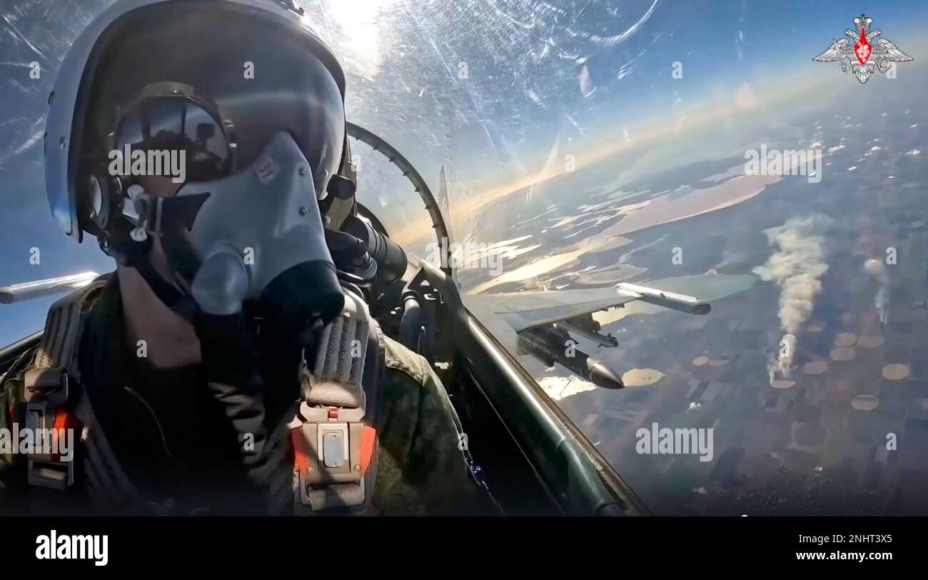 In This Handout Photo Taken From Video Released By Russian Defense