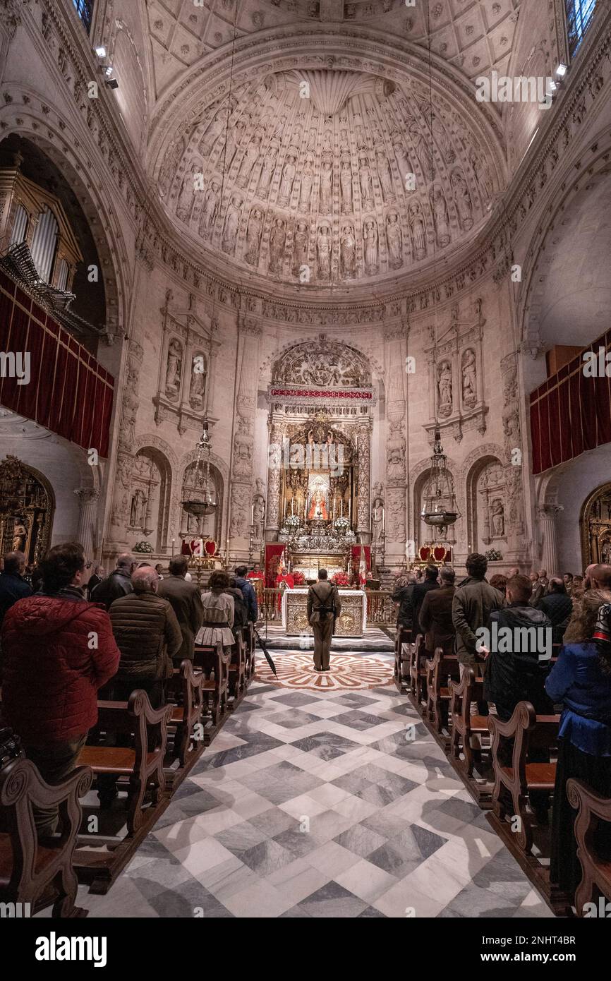 Opening of the urn of San Fernanda on November 23, 2022 in Seville ...