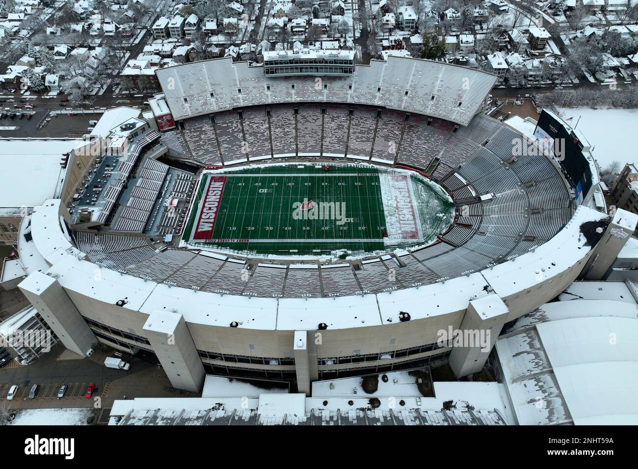A general overall aerial view of Camp Randall Stadium, Wednesday, Nov ...