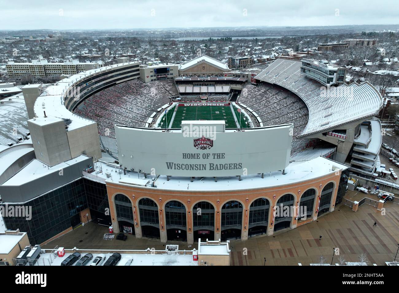 A general overall aerial view of Camp Randall Stadium, Wednesday, Nov ...