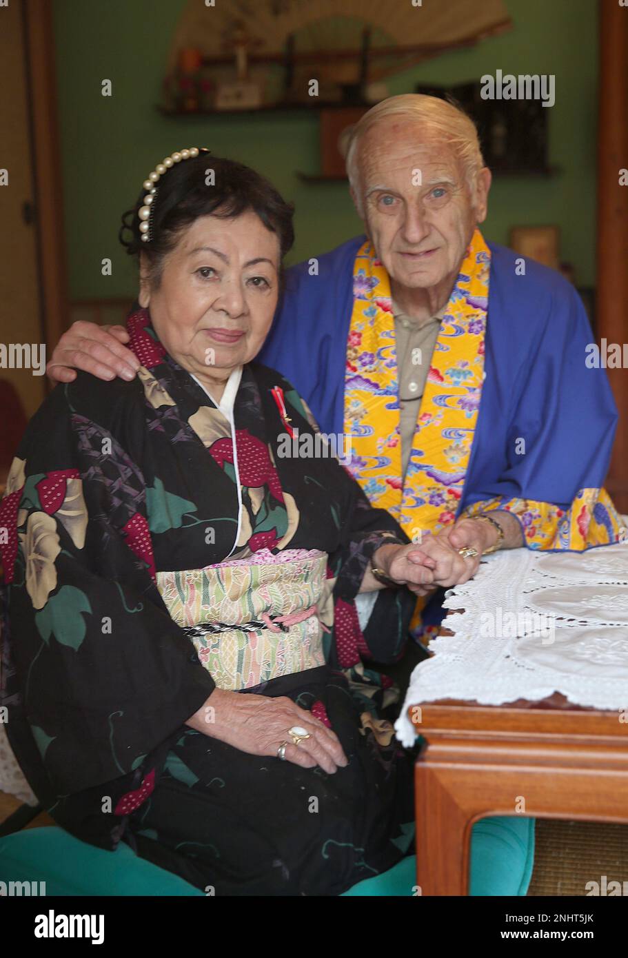 Maria Miyagi Bartuff, 85 years old, a survivor of the sinking of the ...