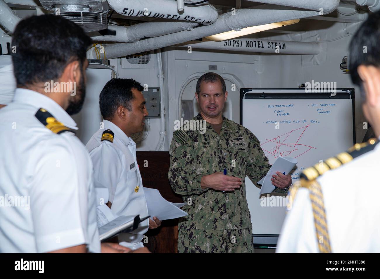 VISAKHAPATNAM, India (Aug. 2, 2022) – U.S. Navy Capt. John Frye ...