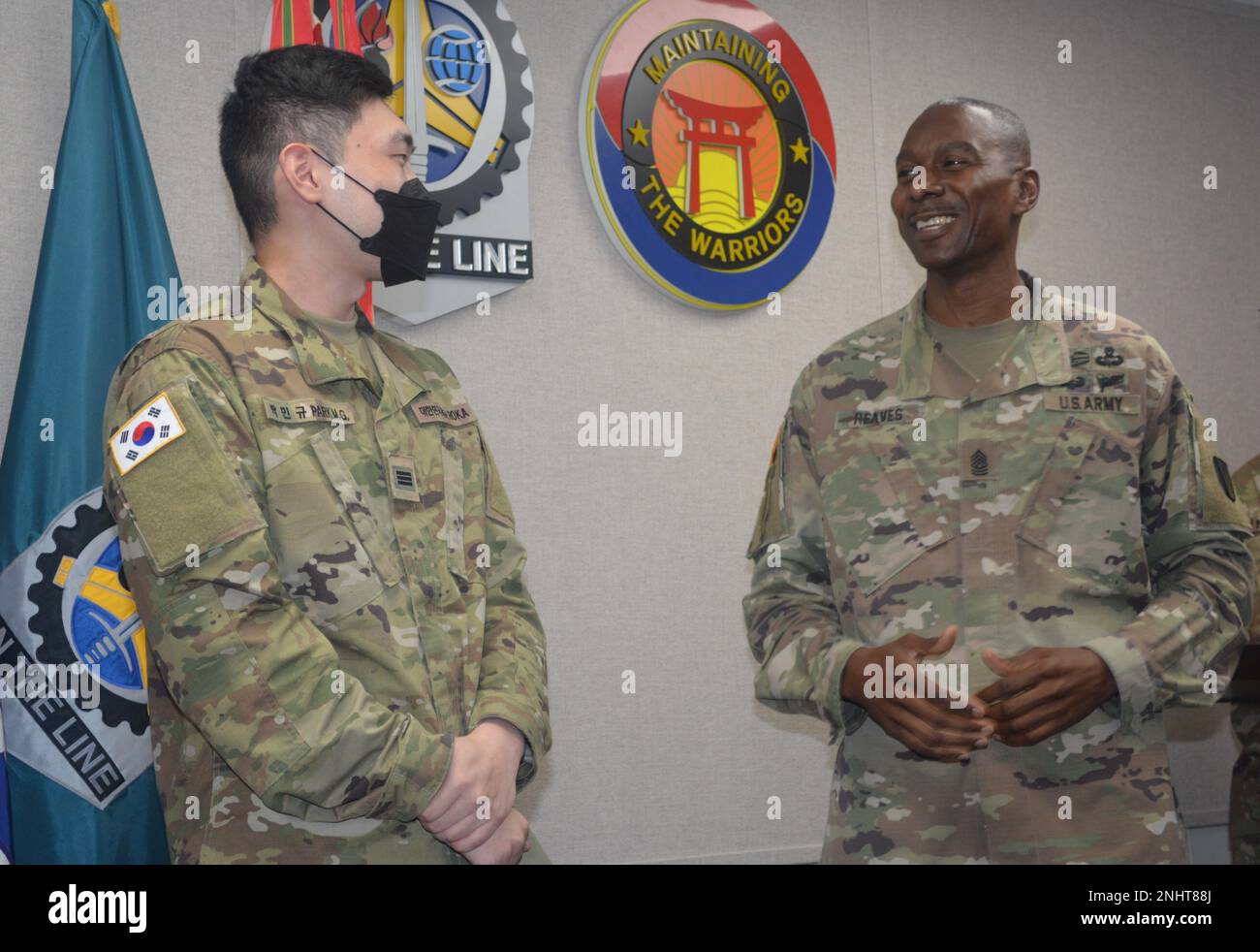 Command Sgt. Maj. Christopher Reaves, 403rd Army Field Support Brigade ...